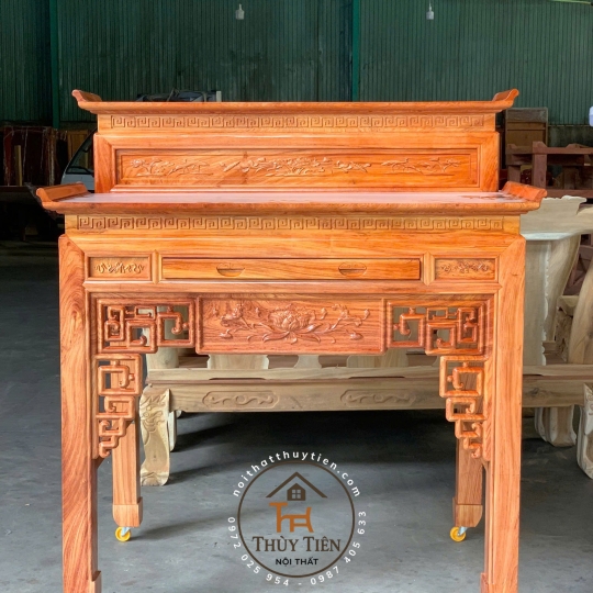 Bàn cúng hương đá 2 tầng